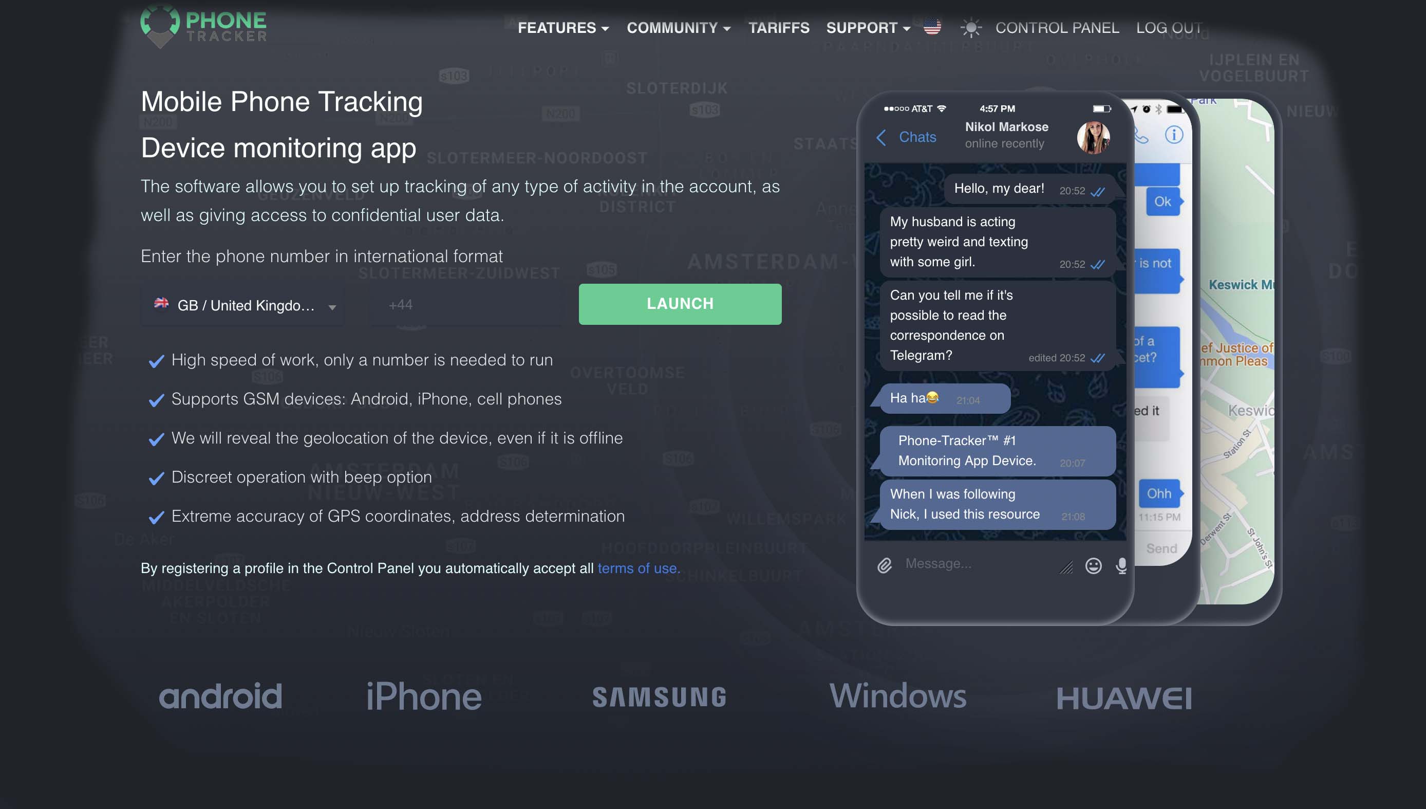 Mobile Phone Hacking & Tracking Application | Phone-Tracker™